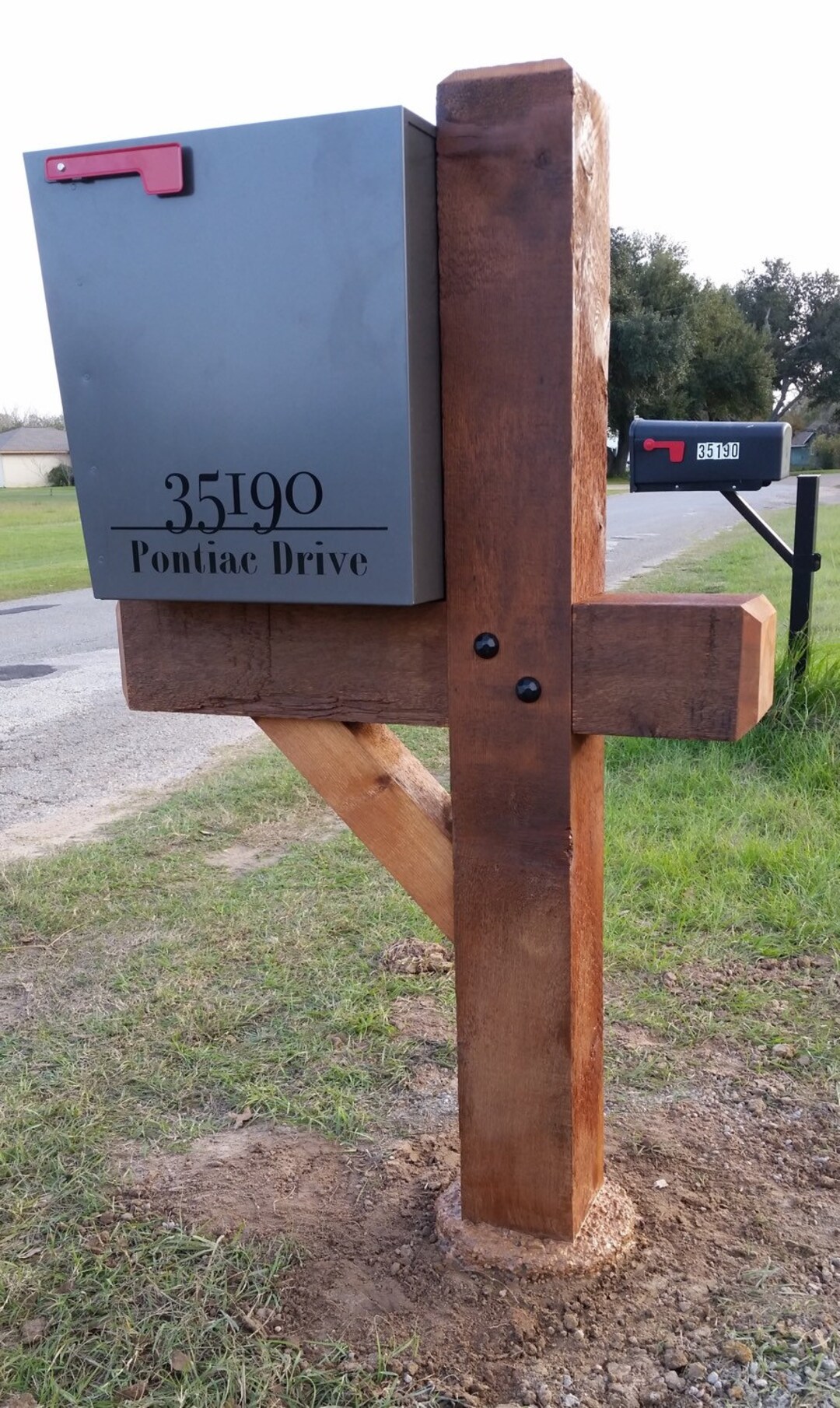 Custom 6x6 Cedar Mailbox Post. - Etsy