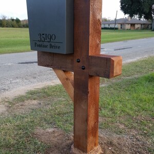 Custom 6x6 Cedar Mailbox Post. - Etsy