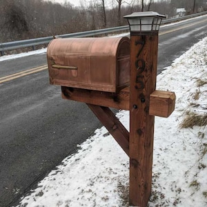 Rustic Custom 6x6 Cedar Mailbox Post. - Etsy