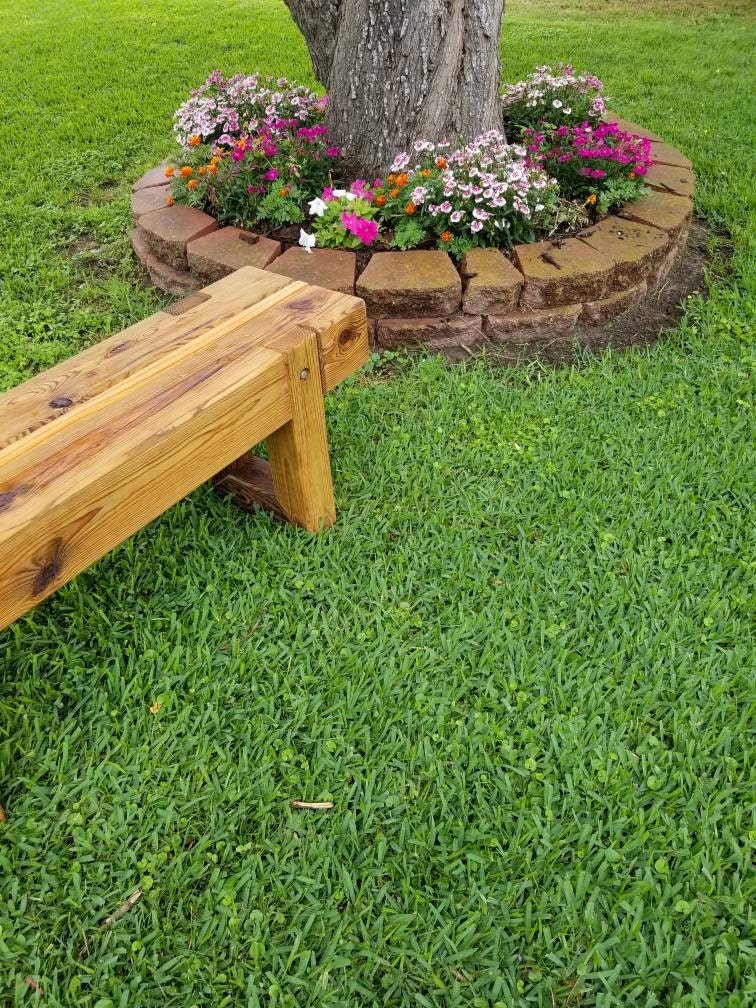 6x6 4 Foot Bench. 4x4 Legs. - Etsy