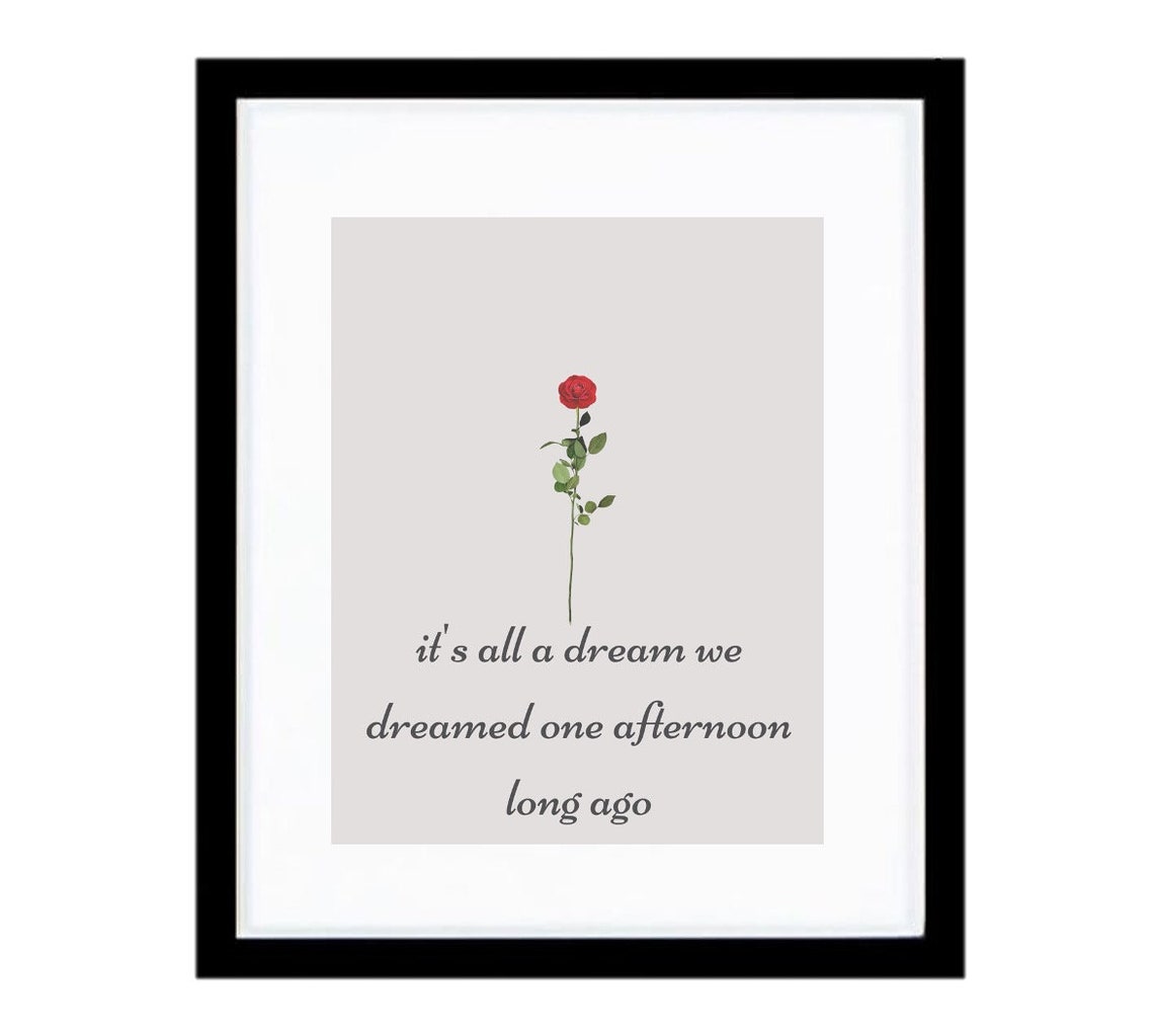 GRATEFUL Dead | BOX of RAIN | Lyrics | Digital Print | Classic Rock ...