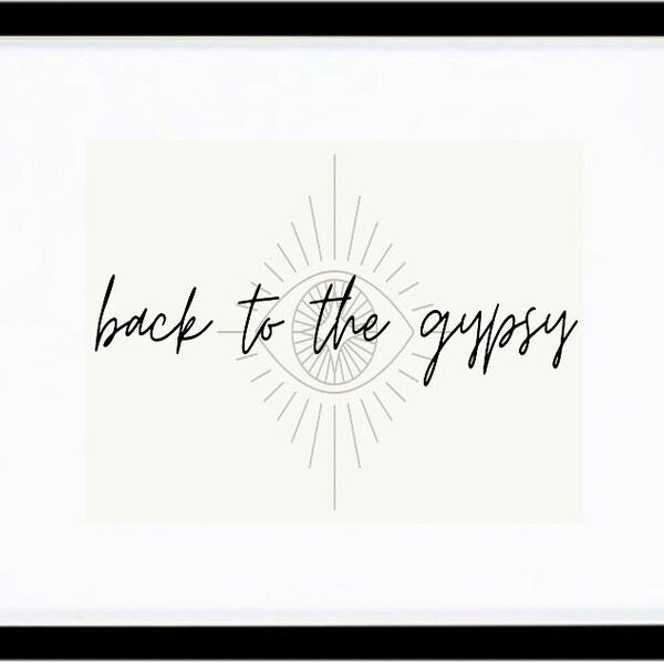 Gypsy Print - Etsy