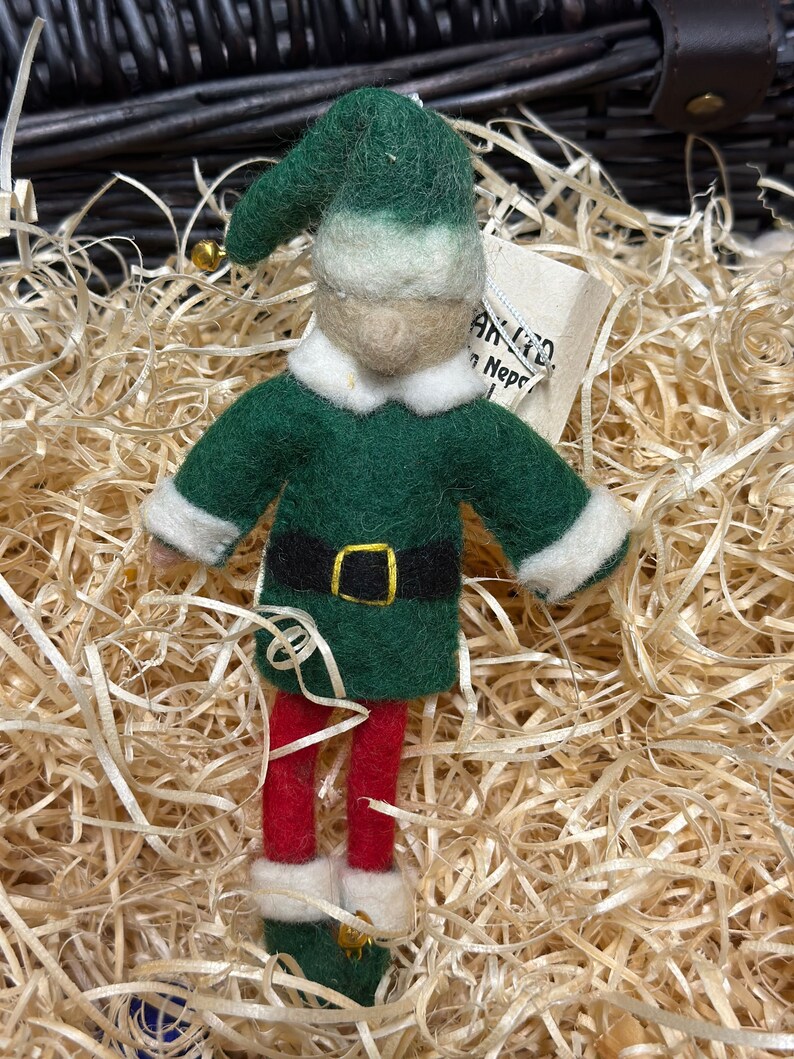Handmade Felt Elf With Boots - Etsy