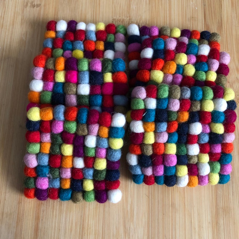 Felt Coasters - Etsy