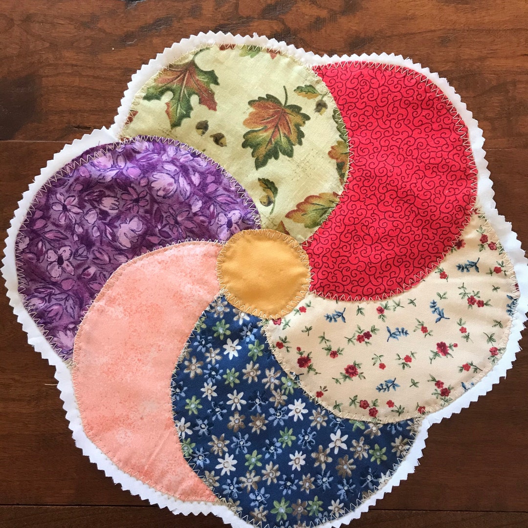Floral Mug Rug 1 - Etsy