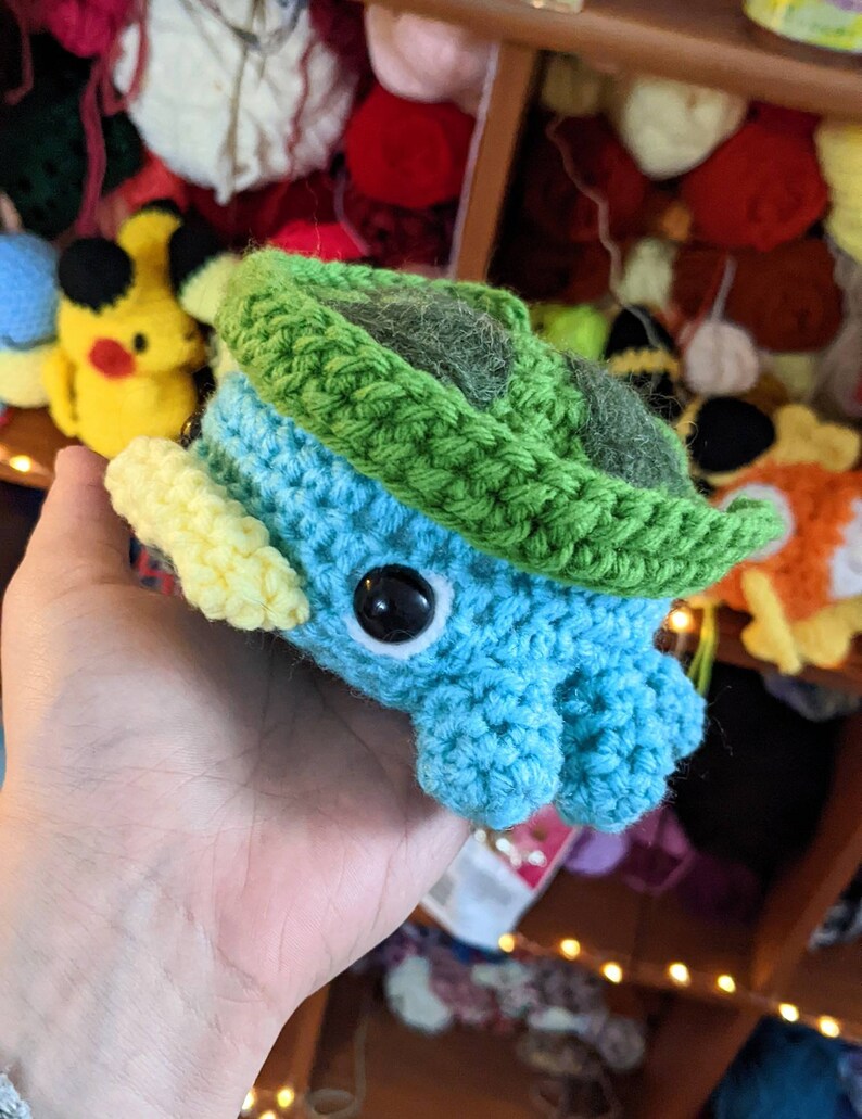 Crochet Lotad Plushie Toy Amigurumi - Etsy