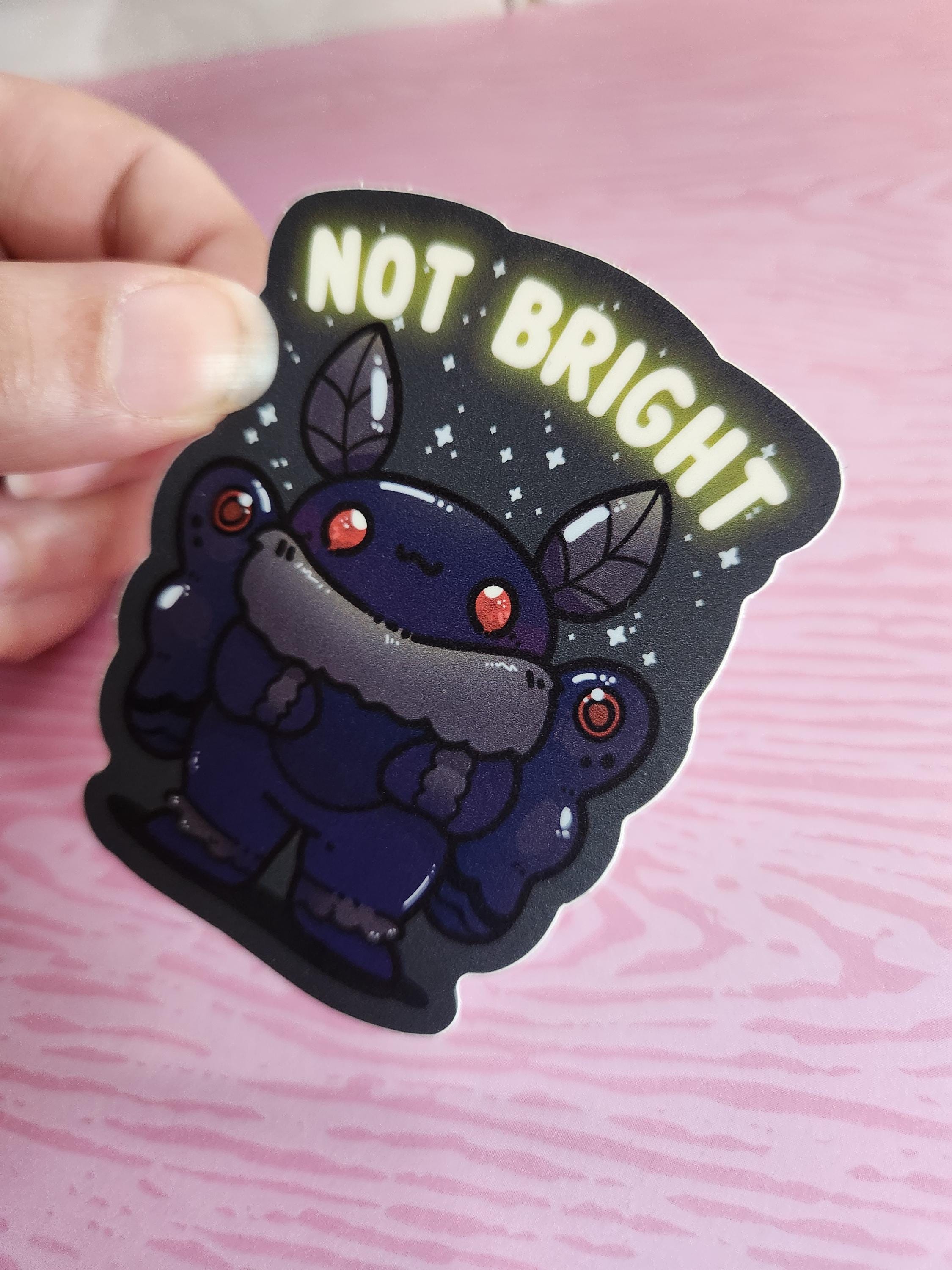 Not Bright Mothman Vinyl 3inch Sticker - Etsy