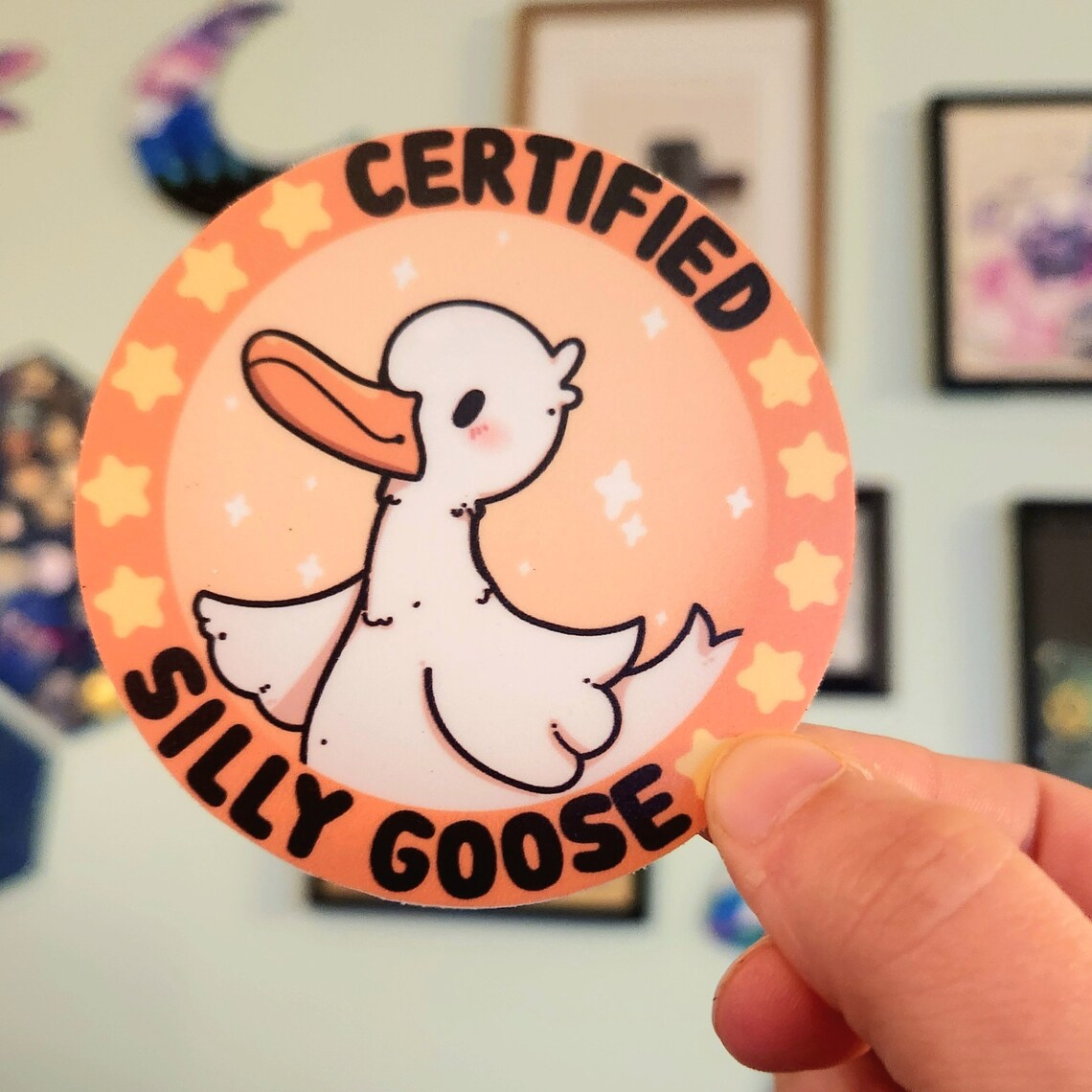 Certified Silly Goose! Vinyl 3inch Sticker - Etsy