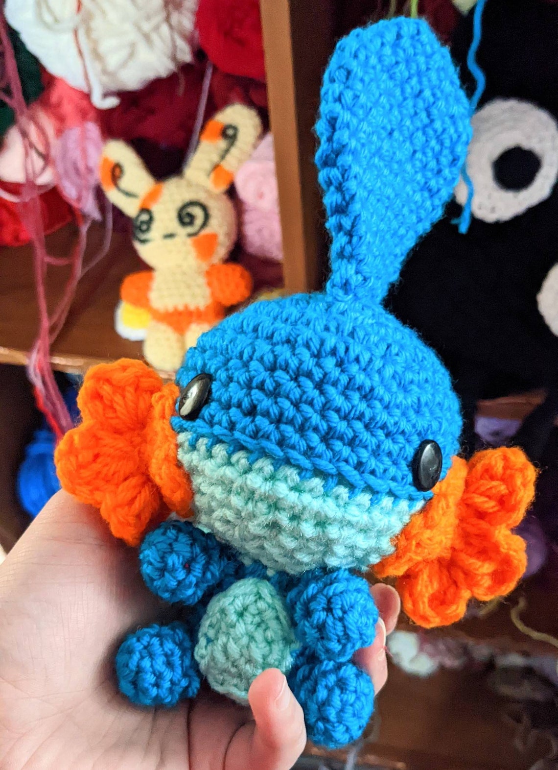 Crochet Mudkip Plush | Etsy