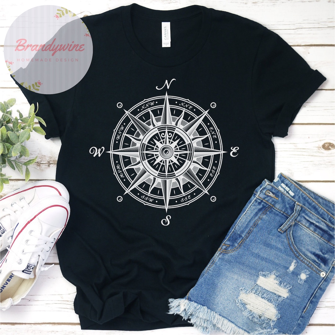 Compass Shirt, Camping Shirt, Fun Camping Shirt, Camping Shirt for Her ...