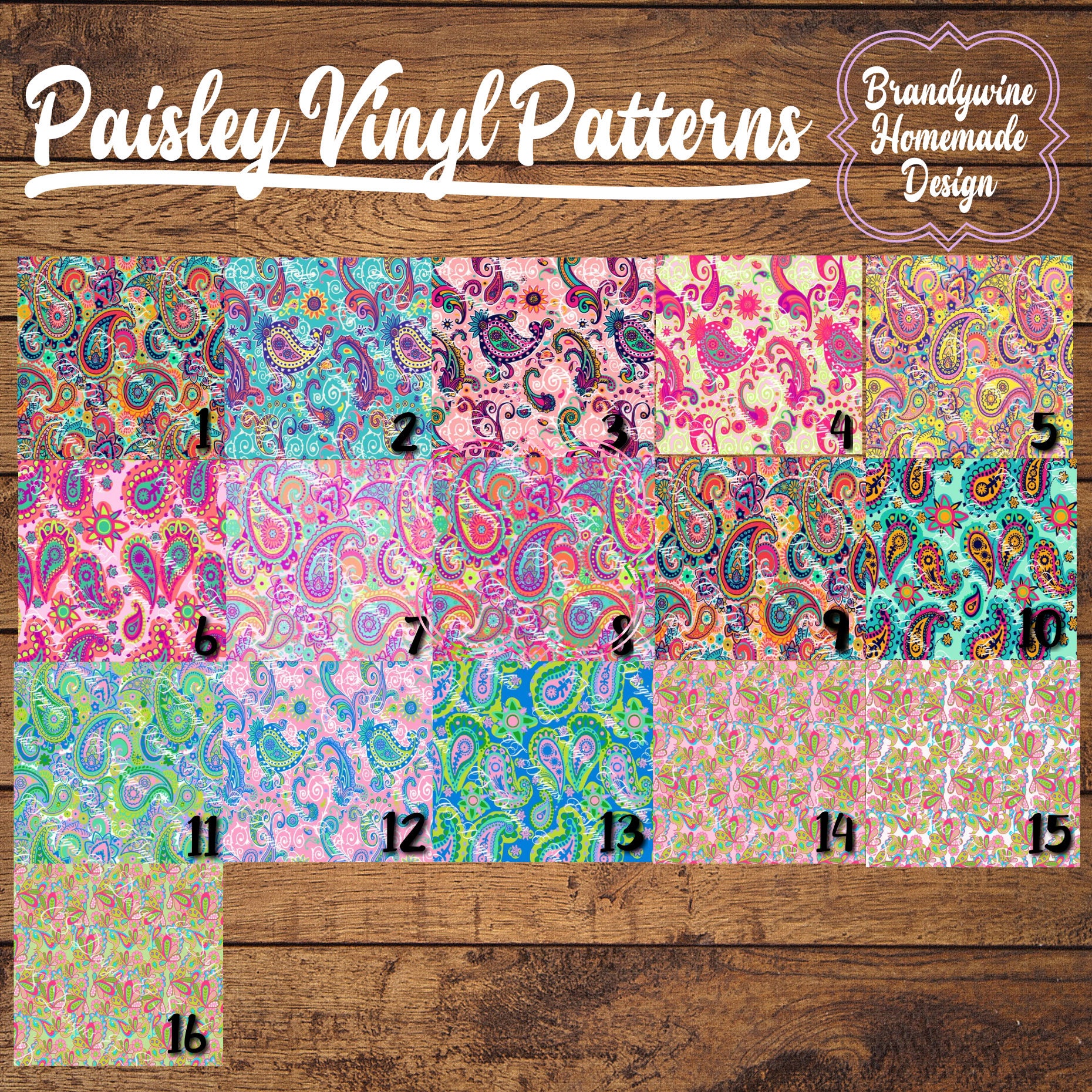 Paisley Monogram Decal Car Decal Vinyl Decal Tumbler Decal - Etsy