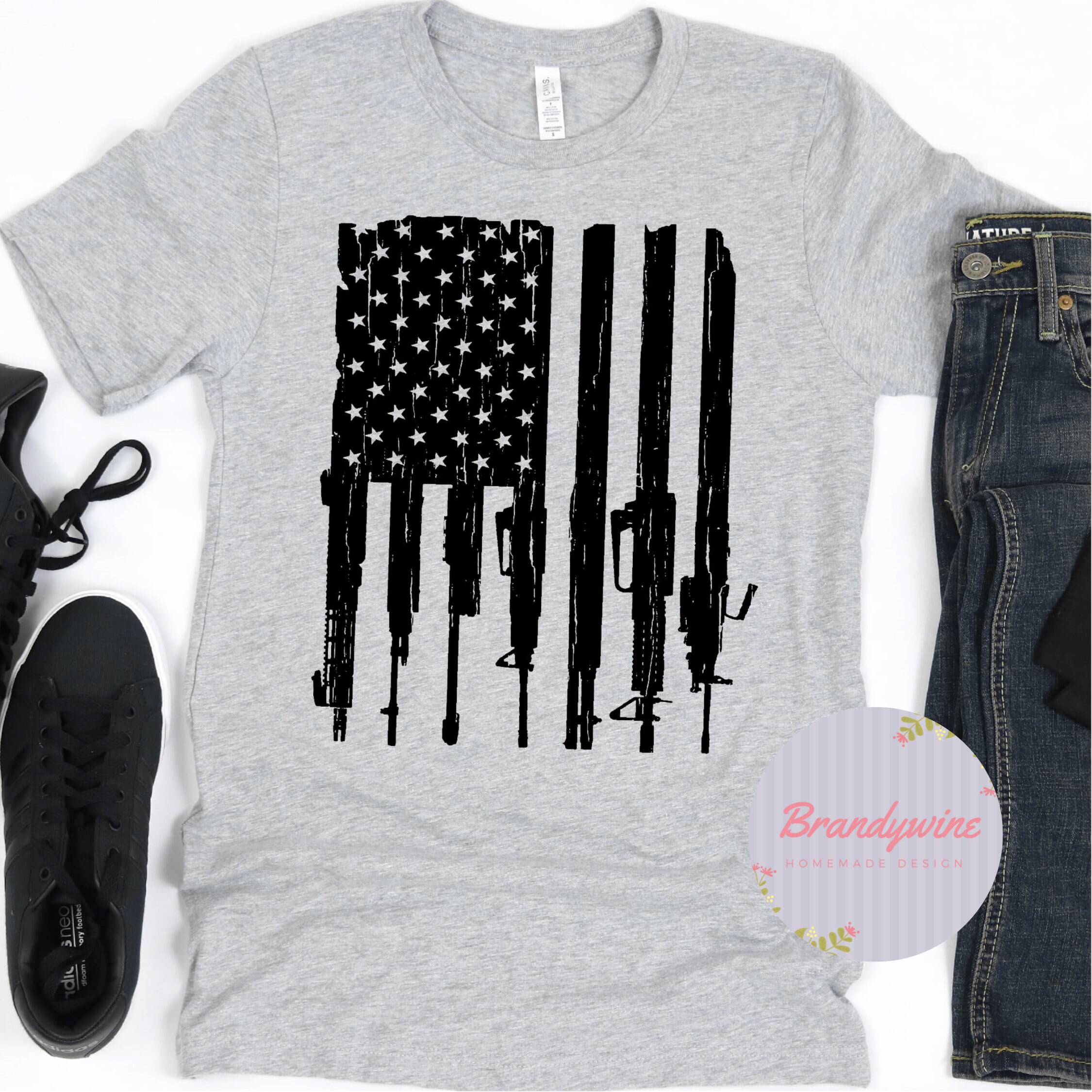 Guns American Flag Shirt Funny Shirt for Men Gift for Gun - Etsy