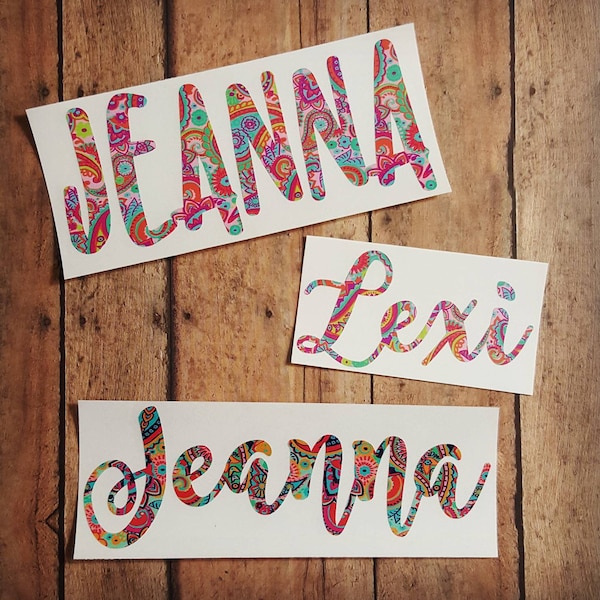 Paisley Wall Decal - Etsy