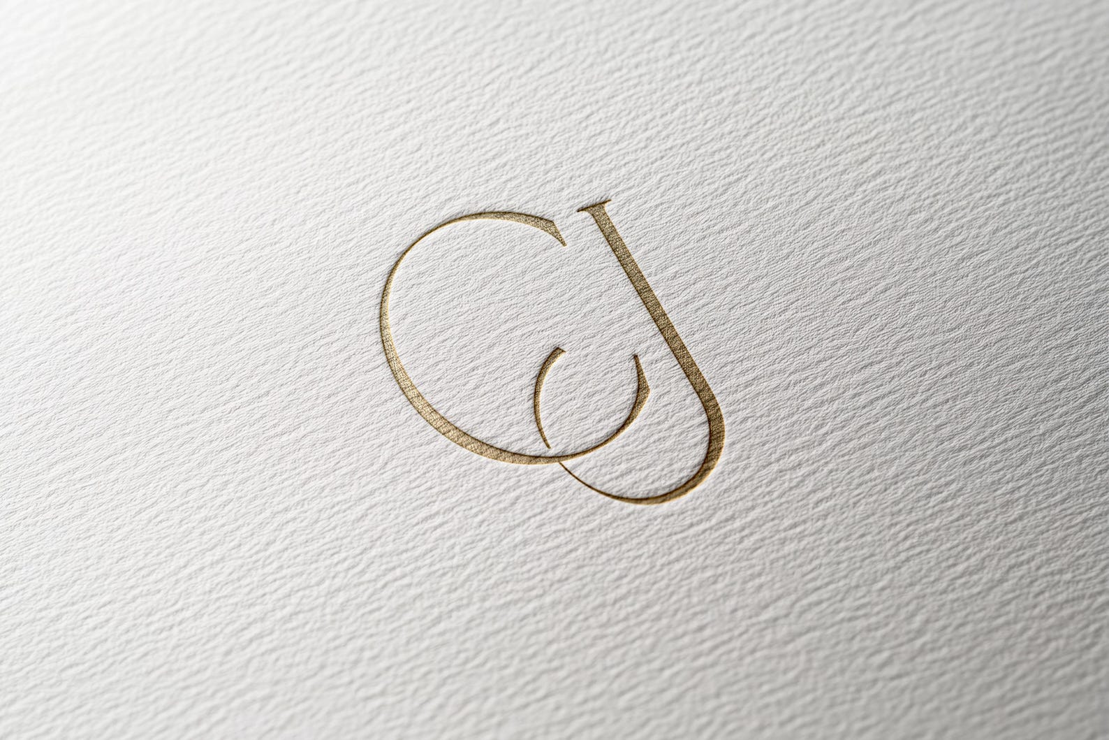 CJ | Contemporary Wedding Monogram, Modern Monogram, Wedding Initials ...