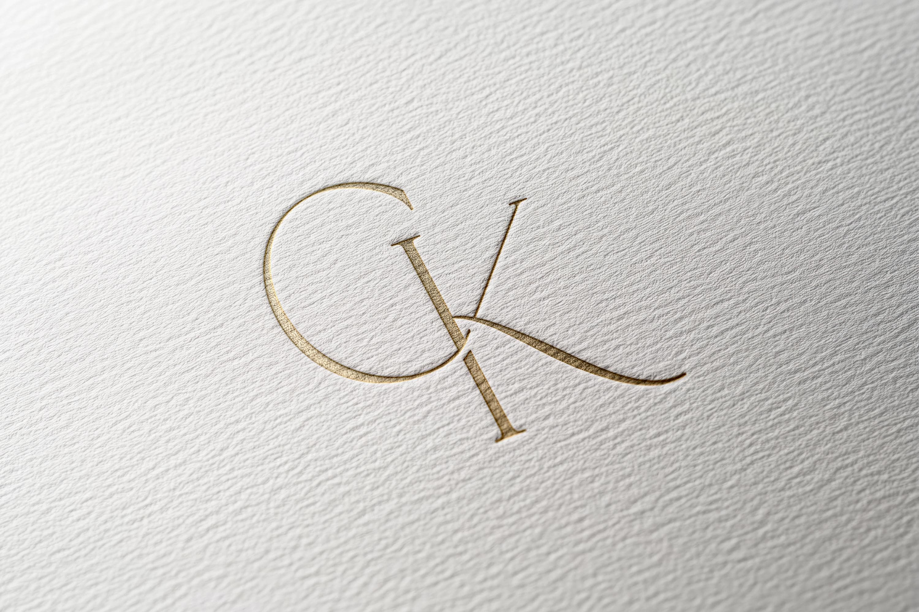 CK | Contemporary Wedding Monogram, Modern Monogram, Wedding Initials ...