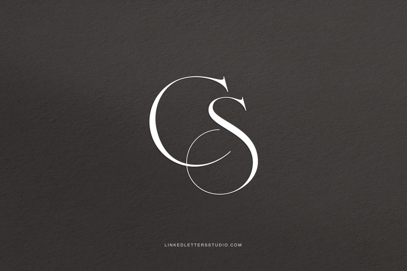 CS | Seraph - Stylish Wedding Monogram, Wedding Initials, Premade Logo ...