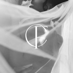 CF | Contemporary Wedding Monogram, Modern Monogram, Wedding Initials ...