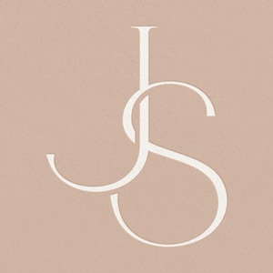 Contemporary Wedding Monogram, Modern Monogram, Wedding Initials ...