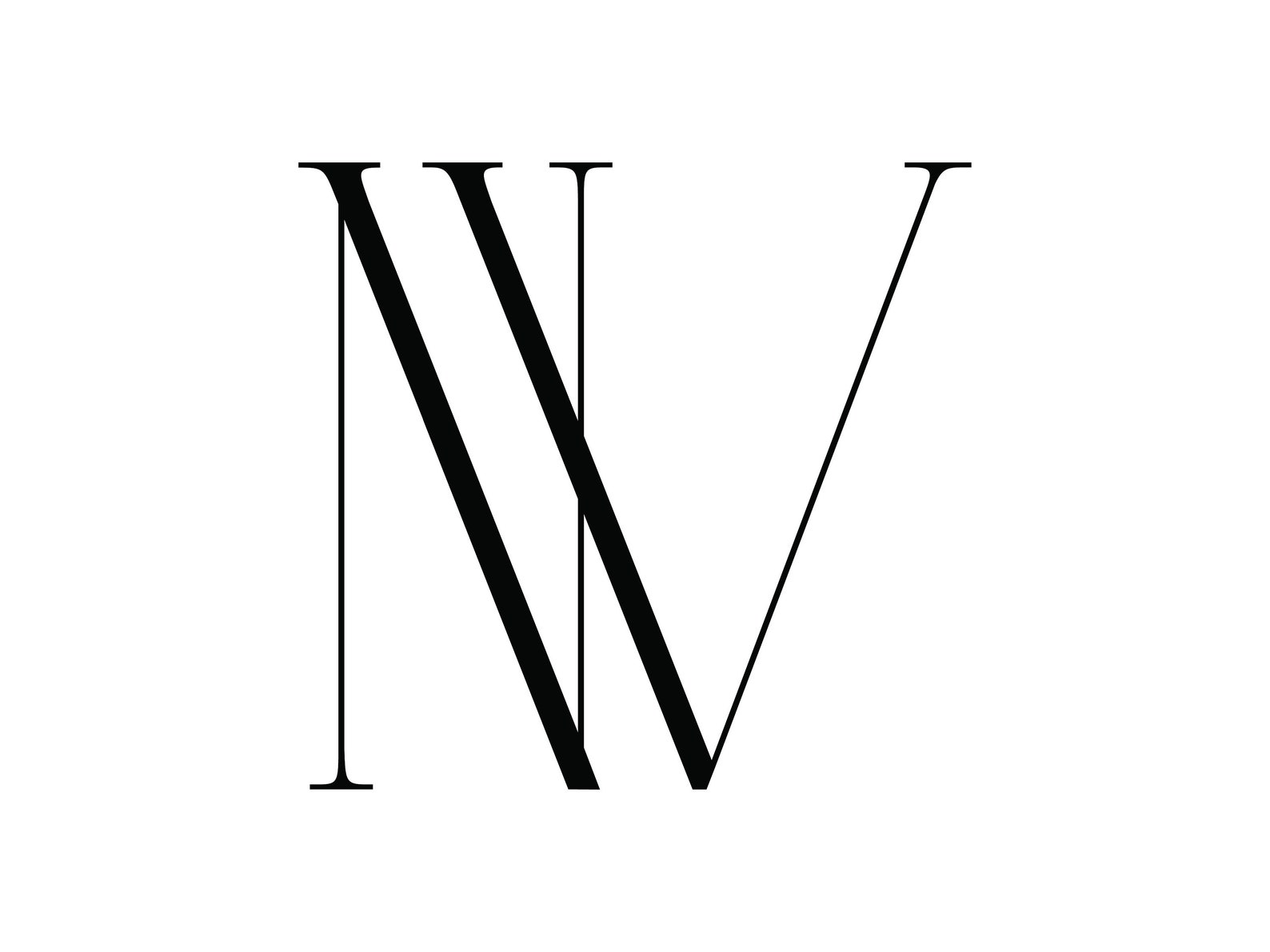 Contemporary Wedding Monogram, Modern Monogram, Wedding Initials ...