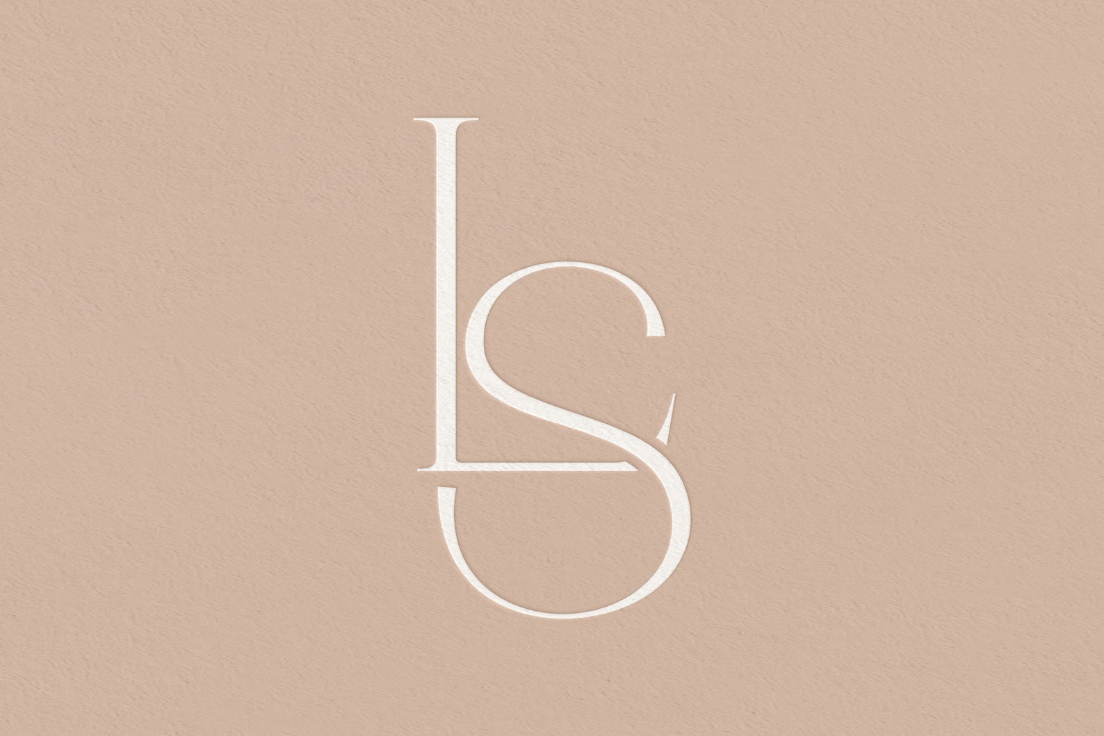 LS | Contemporary Wedding Monogram, Modern Monogram, Wedding Initials ...
