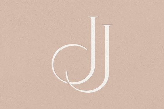 Jj Wedding Logo Monogram Couture JJ – Shuler Studio