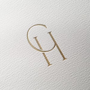 CH | Contemporary Wedding Monogram, Modern Monogram, Wedding Initials ...