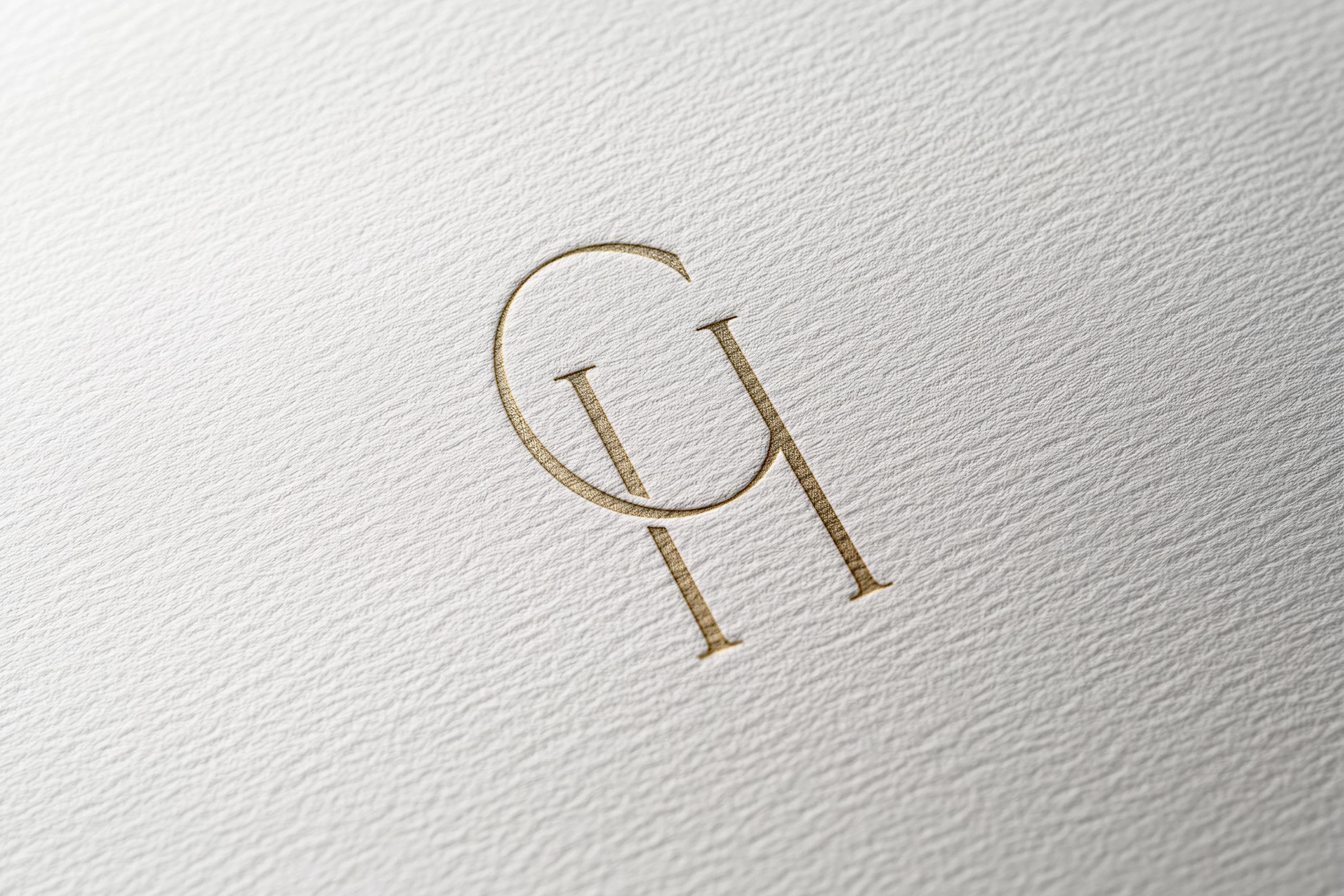 CH | Contemporary Wedding Monogram, Modern Monogram, Wedding Initials ...