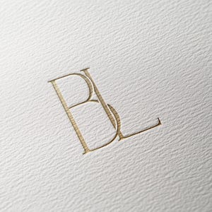 BL | Contemporary Wedding Monogram, Modern Monogram, Wedding Initials ...