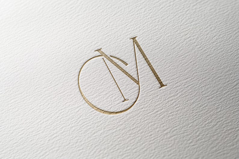 CM | Contemporary Wedding Monogram, Modern Monogram, Wedding Initials ...