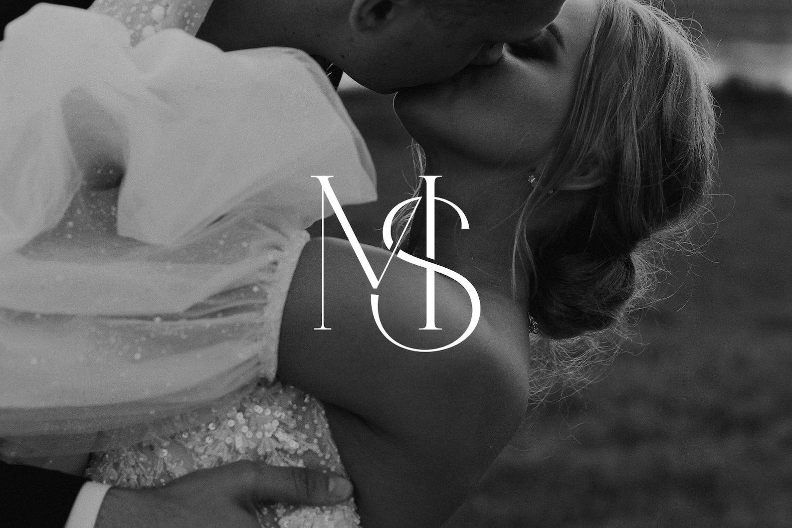 MS | Contemporary Wedding Monogram, Modern Monogram, Wedding Initials ...