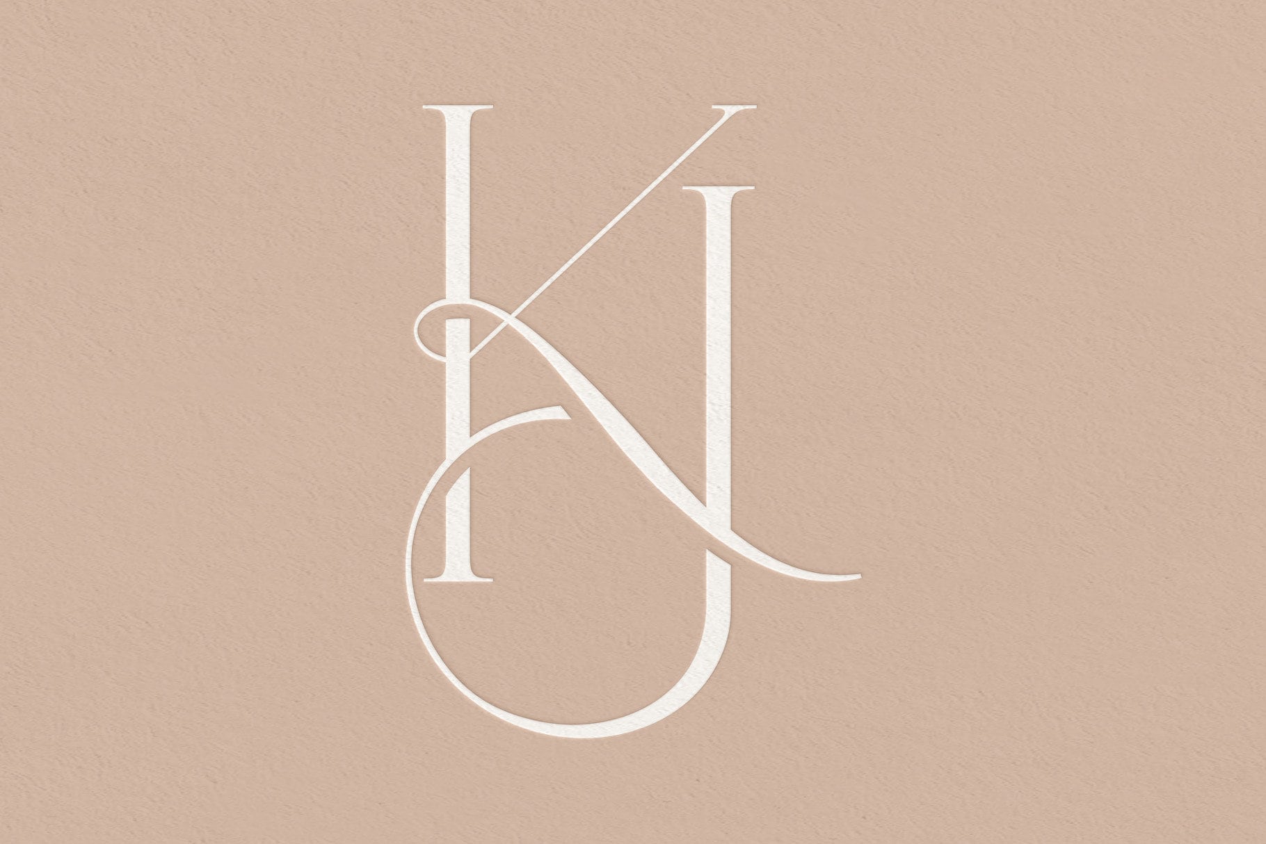 Contemporary Wedding Monogram, Modern Monogram, Wedding Initials ...