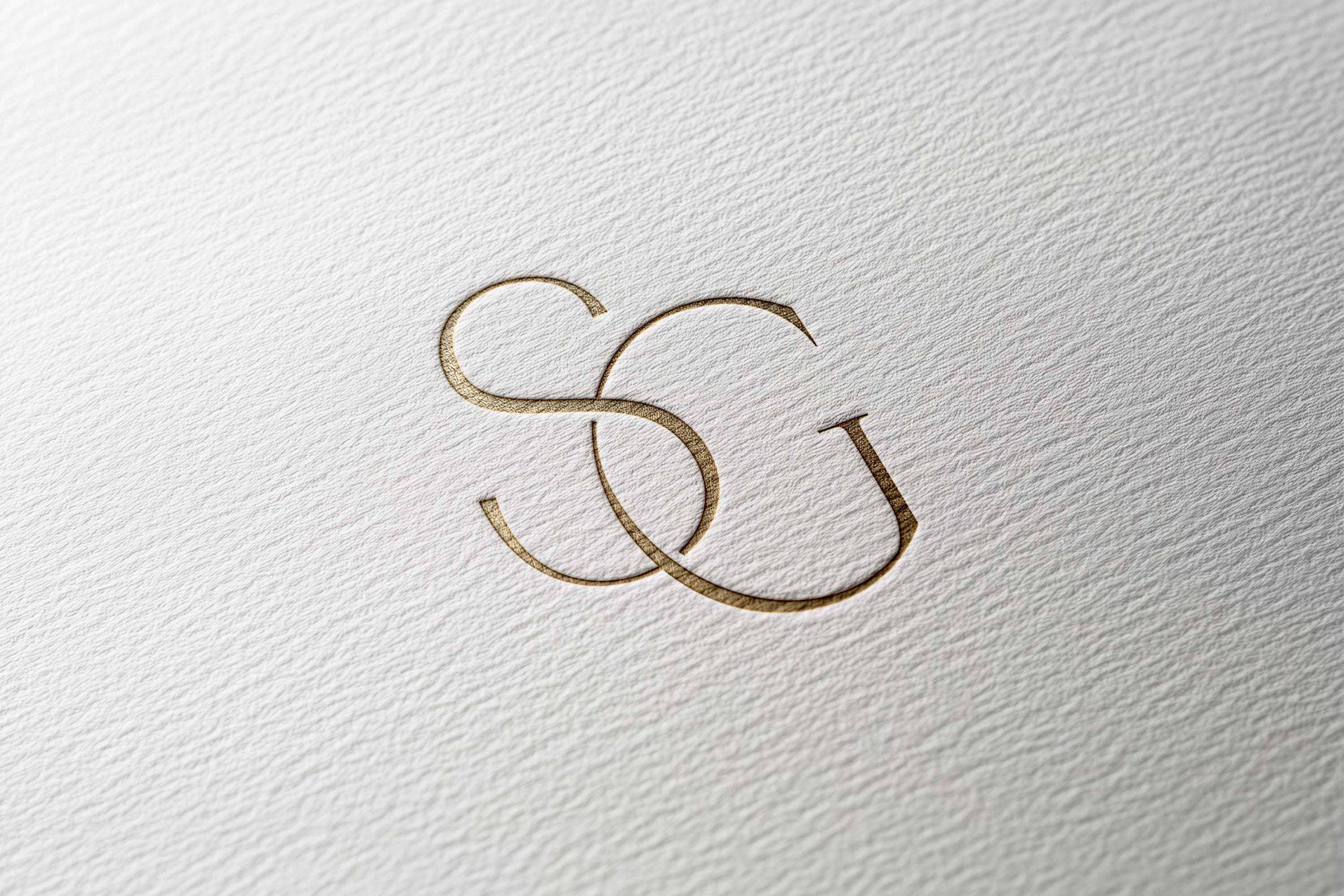 SG | Contemporary Wedding Monogram, Modern Monogram, Wedding Initials ...