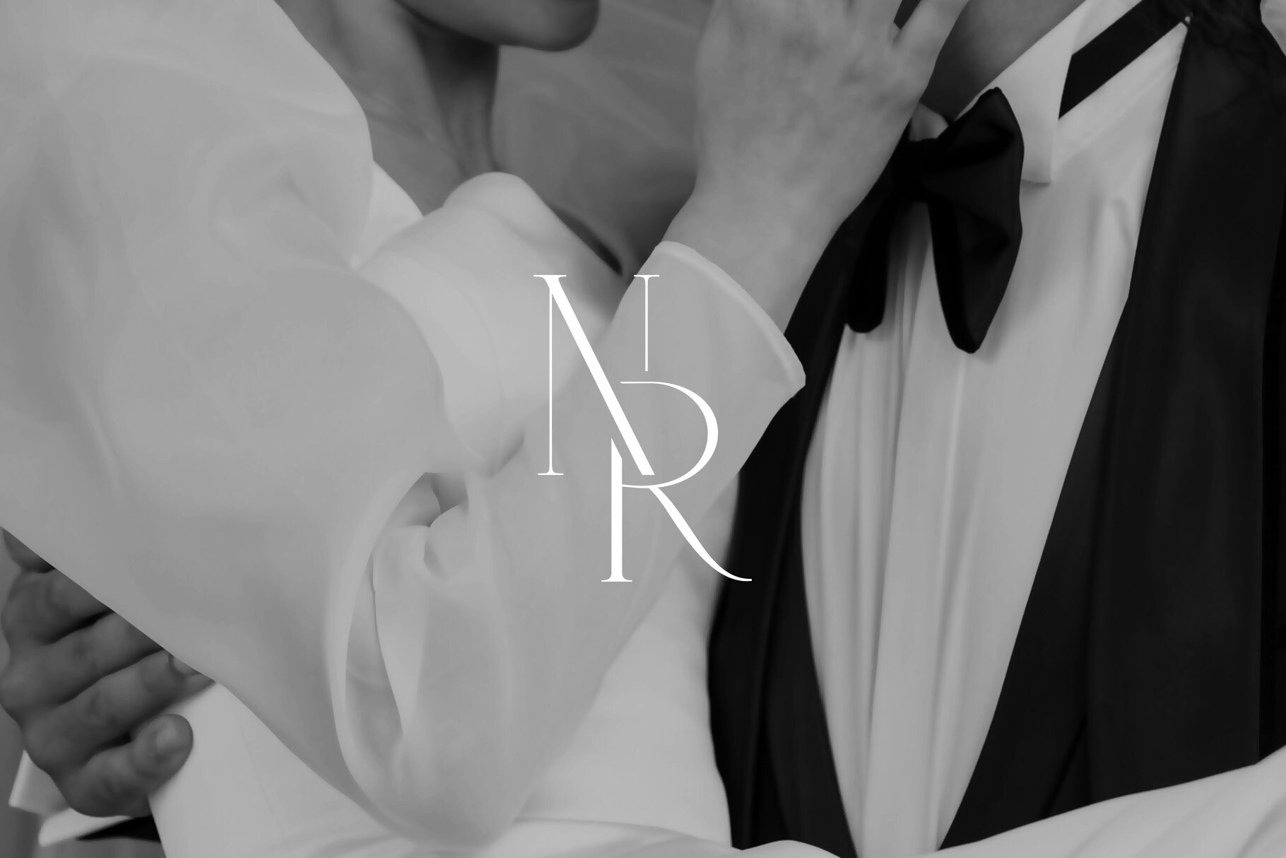 NR | Contemporary Wedding Monogram, Modern Monogram, Wedding Initials ...