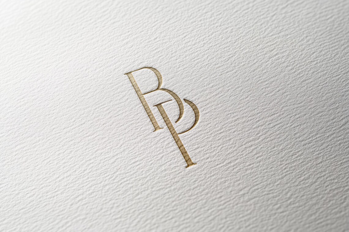 BP | Contemporary Wedding Monogram, Modern Monogram, Wedding Initials ...