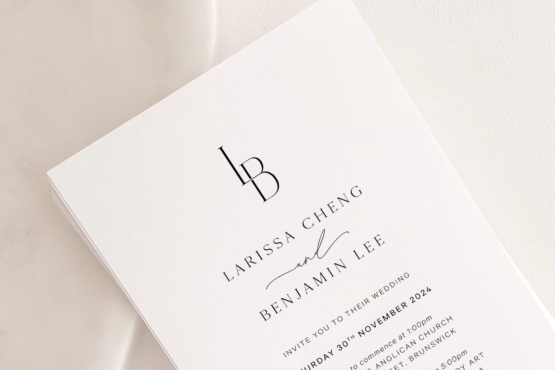 LB | Contemporary Wedding Monogram, Modern Monogram, Wedding Initials ...