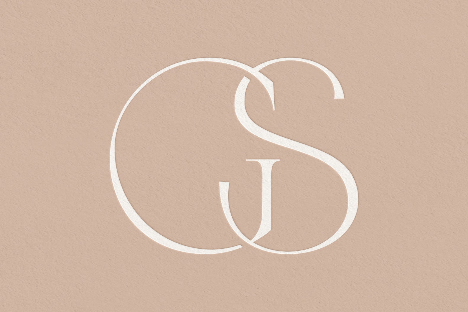 GS | Contemporary Wedding Monogram, Modern Monogram, Wedding Initials ...