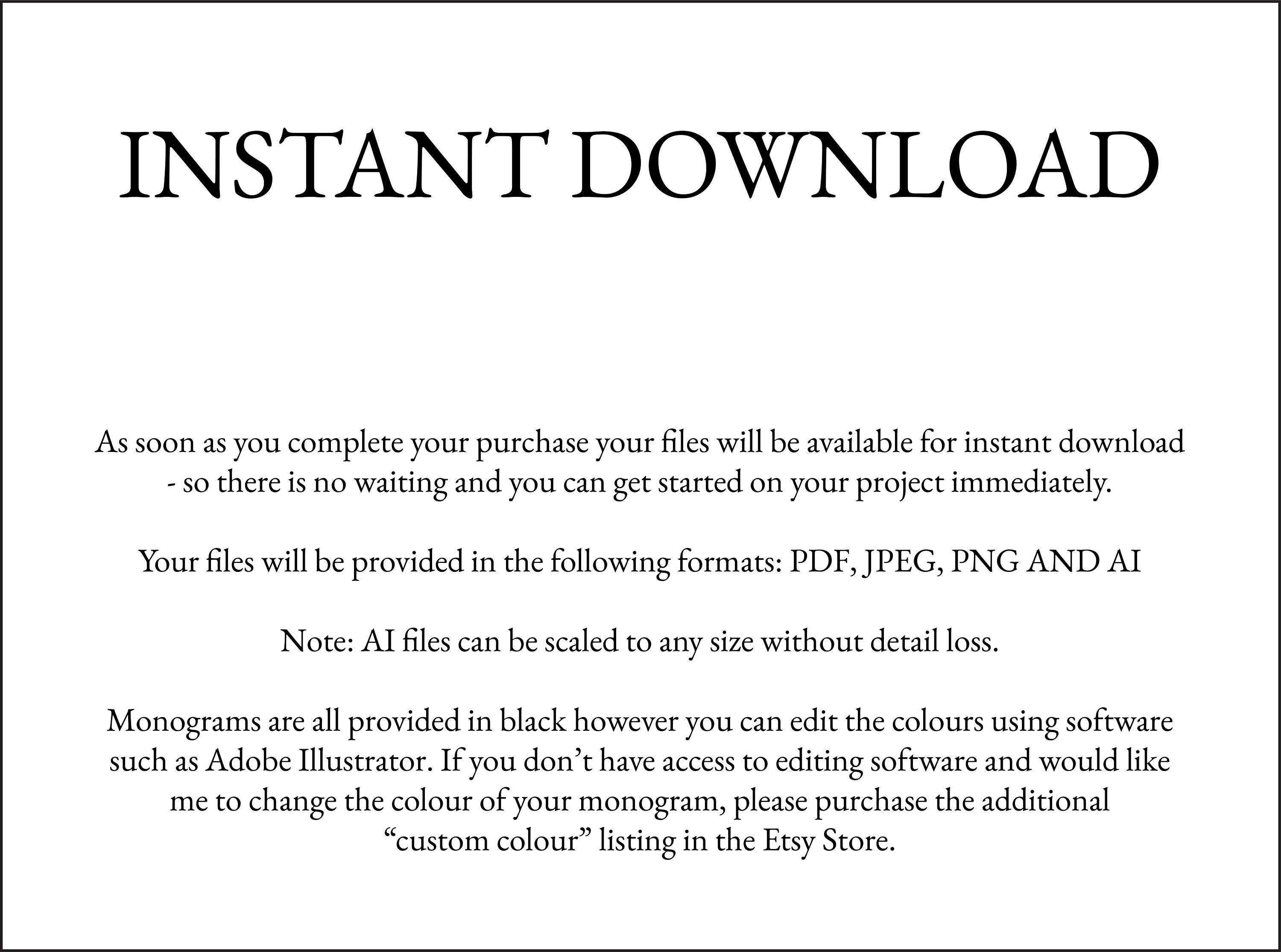 SC | Contemporary Wedding Monogram, Modern Monogram, Wedding Initials ...