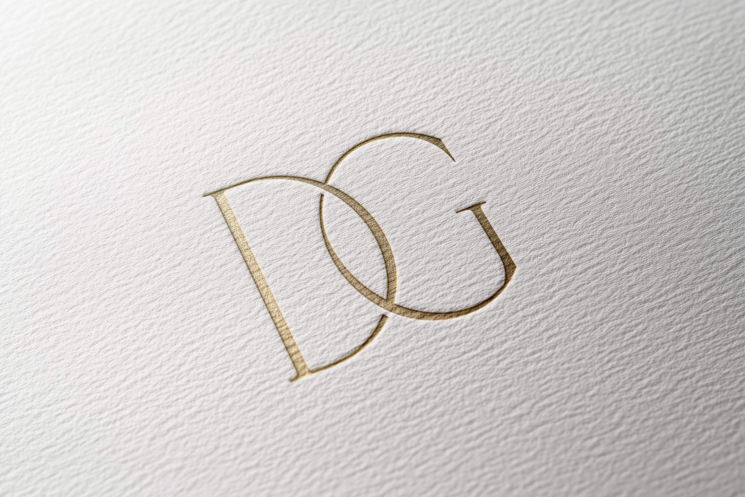 DG | Contemporary Wedding Monogram, Modern Monogram, Wedding Initials ...