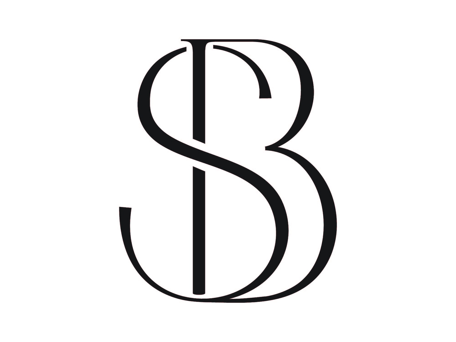 Contemporary Wedding Monogram, Modern Monogram, Wedding Initials ...