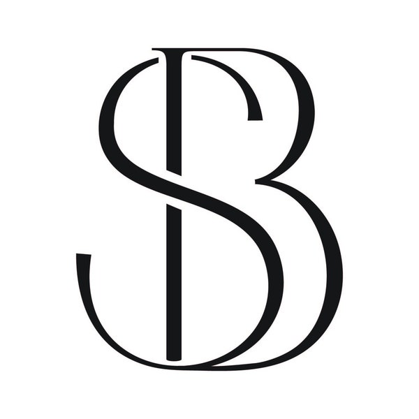 Sb Monogram - Etsy