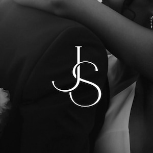 Contemporary Wedding Monogram, Modern Monogram, Wedding Initials ...