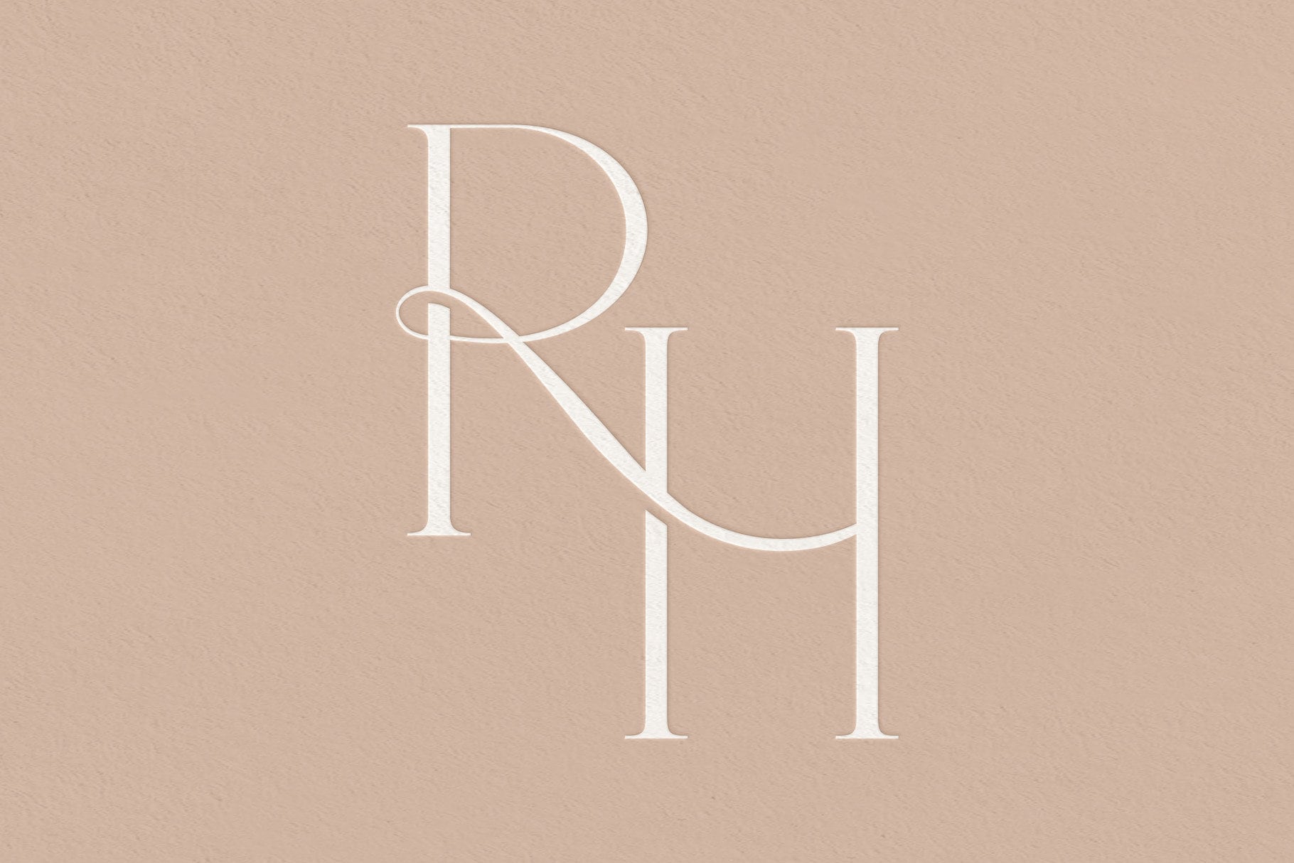 RH | Contemporary Wedding Monogram, Modern Monogram, Wedding Initials ...