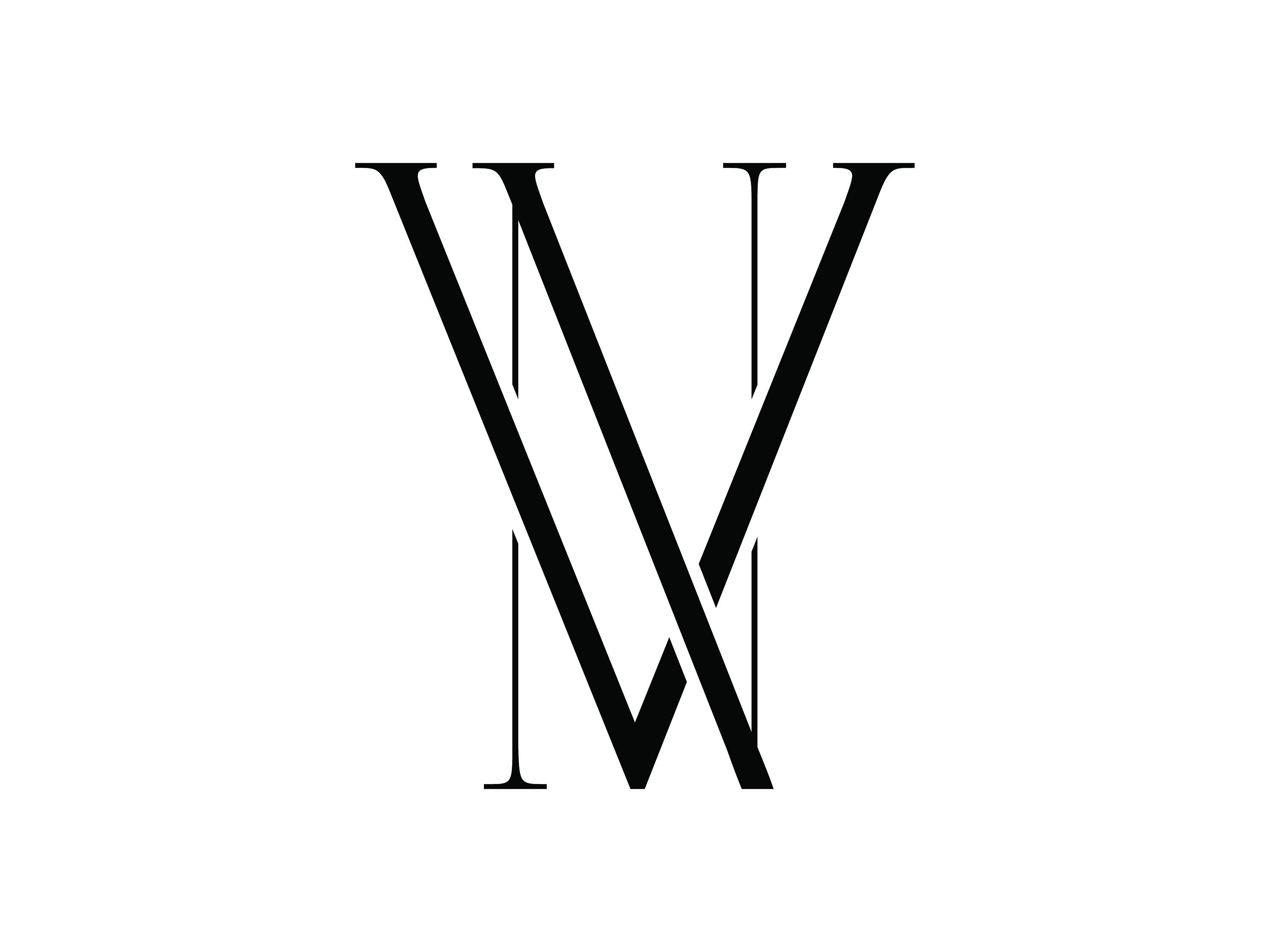 Contemporary Wedding Monogram, Modern Monogram, Wedding Initials ...