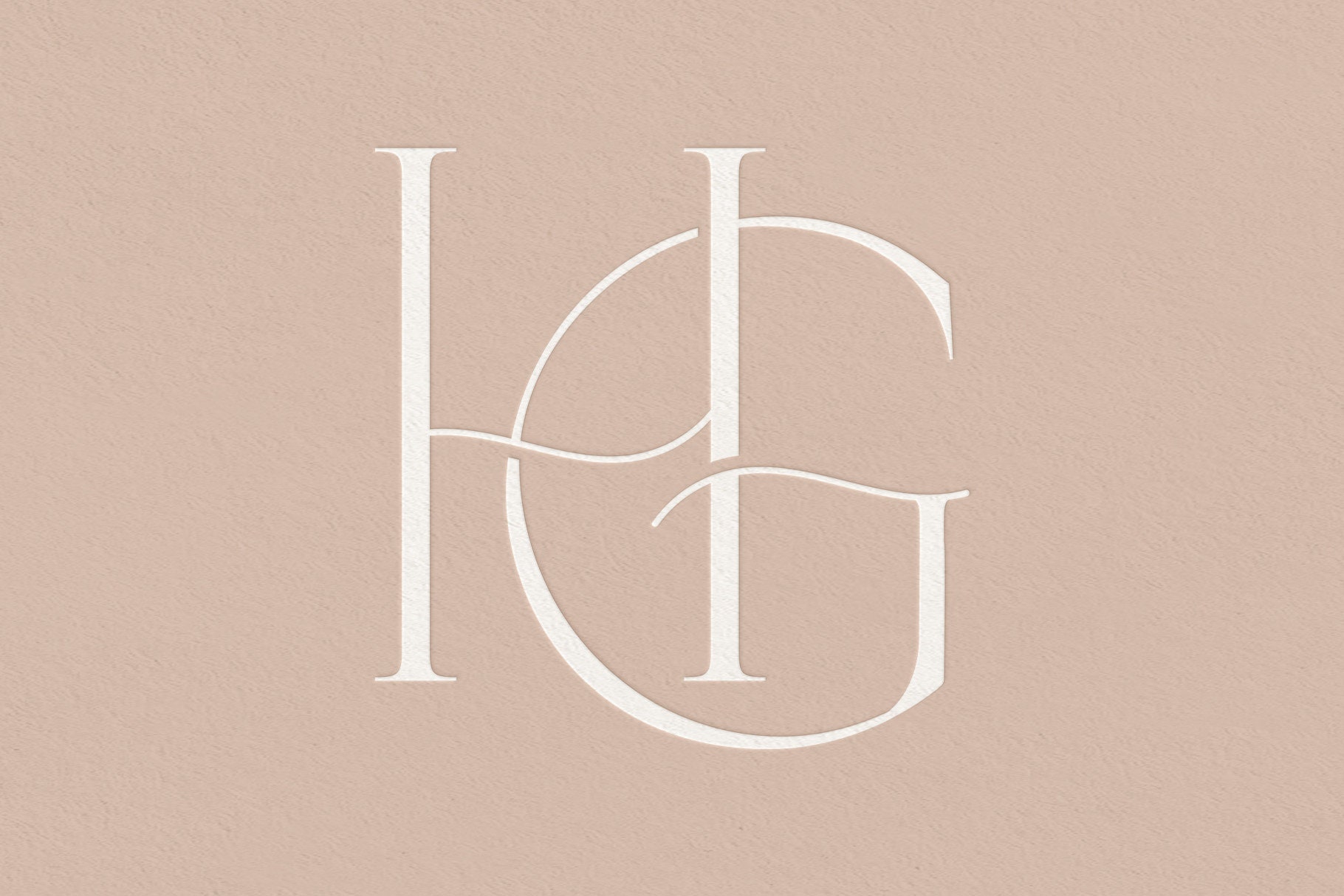 HG | Contemporary Wedding Monogram, Modern Monogram, Wedding Initials ...