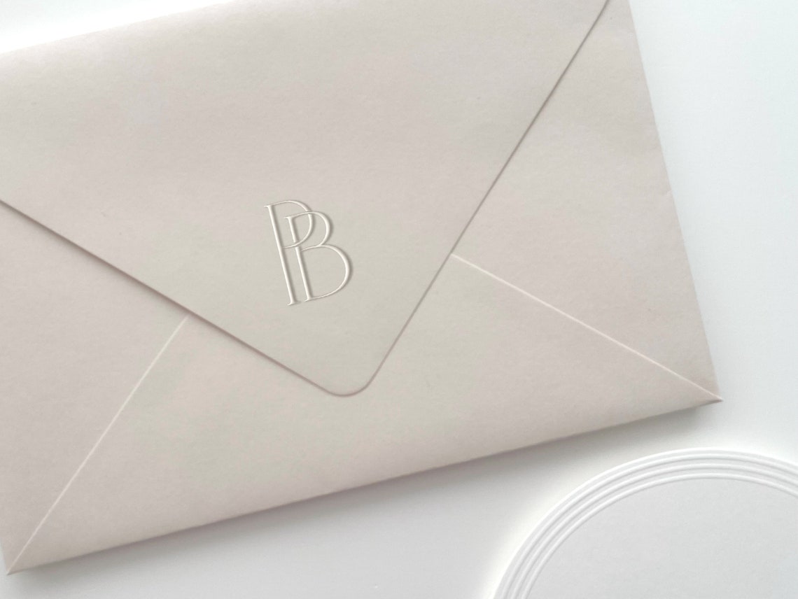 Contemporary Wedding Monogram, Modern Monogram, Wedding Initials ...