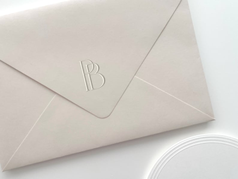 Contemporary Wedding Monogram, Modern Monogram, Wedding Initials ...