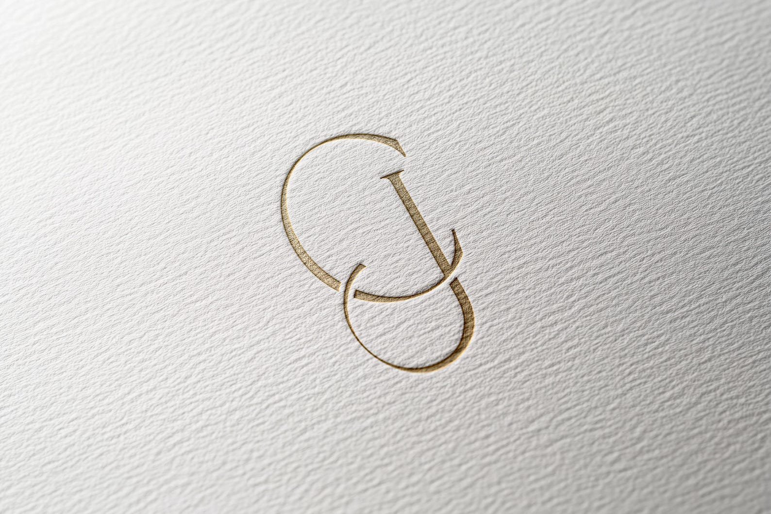 CJ | Contemporary Wedding Monogram, Modern Monogram, Wedding Initials ...