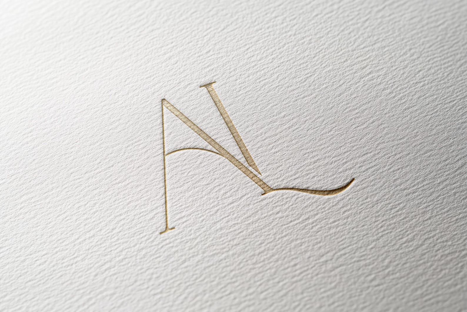 AL | Contemporary Wedding Monogram, Modern Monogram, Wedding Initials ...