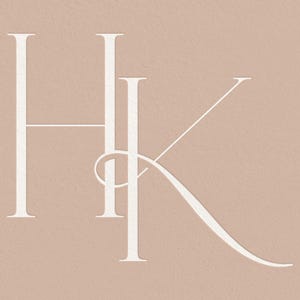 Contemporary Wedding Monogram, Modern Monogram, Wedding Initials ...