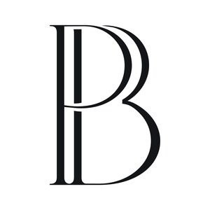 Contemporary Wedding Monogram, Modern Monogram, Wedding Initials ...